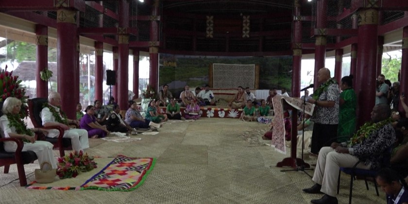 King Charles takes part in kava ceremony, meets locals during Samoa ...