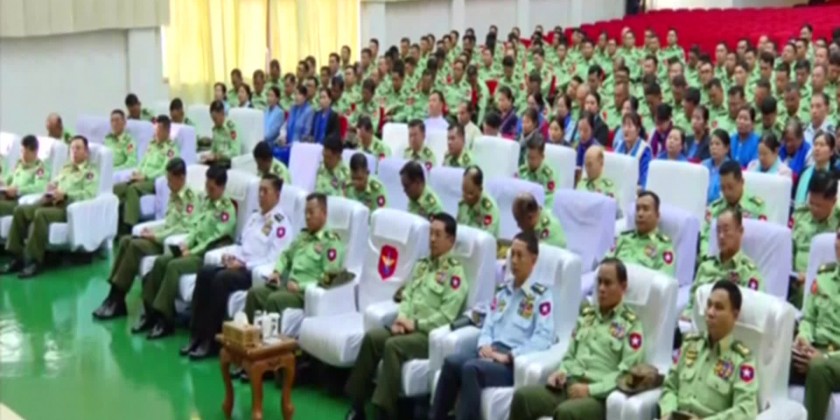 Meeting in Pyin Oo Lwin: SG holds meeting at Defence Services Academy ...