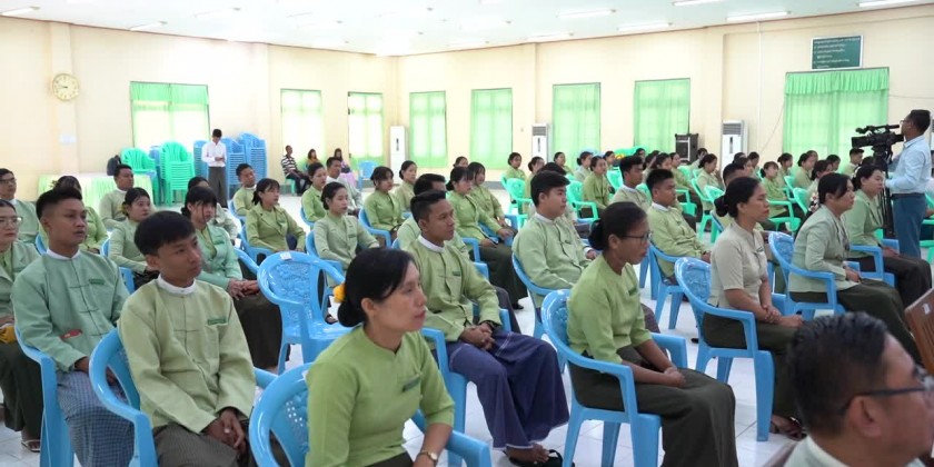 Training closing ceremony: MGY Region CM gave a training closing remark ...