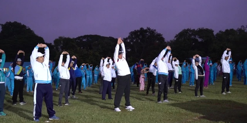 2nd week mass walk: Magway Region CM participated in mass walk ...