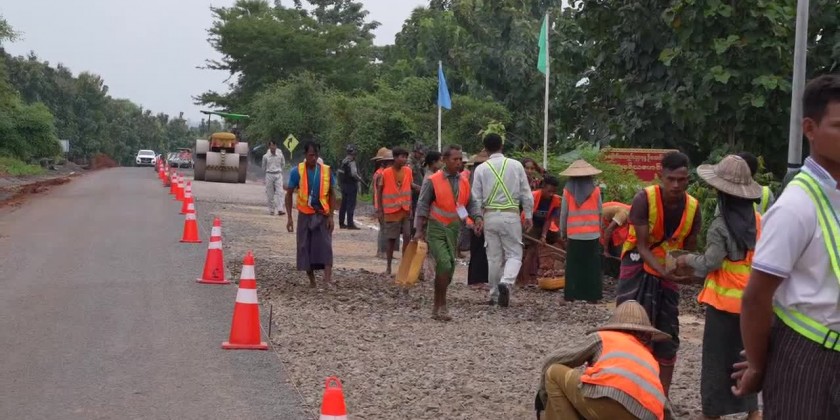 Inspection tour: MGY CM inspected groundnut experimental plot | Myanmar ...