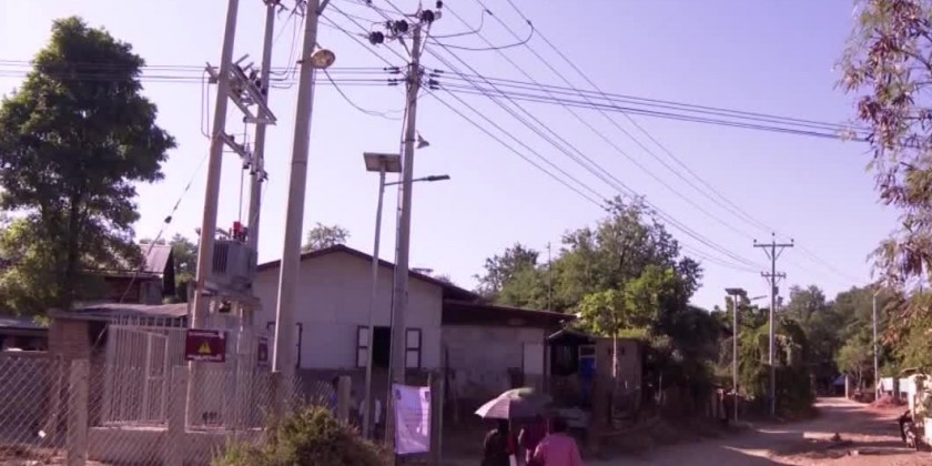 Electrification in Minbu Township: About 85 % of construction works ...