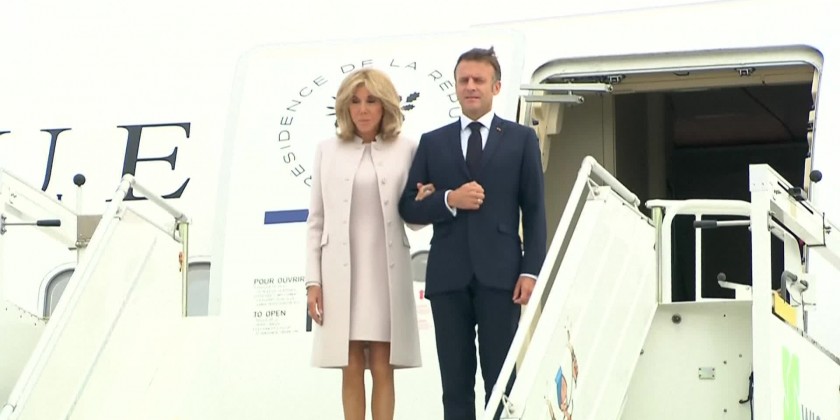 France's Macron arrives in Germany in first state visit in 24 years ...