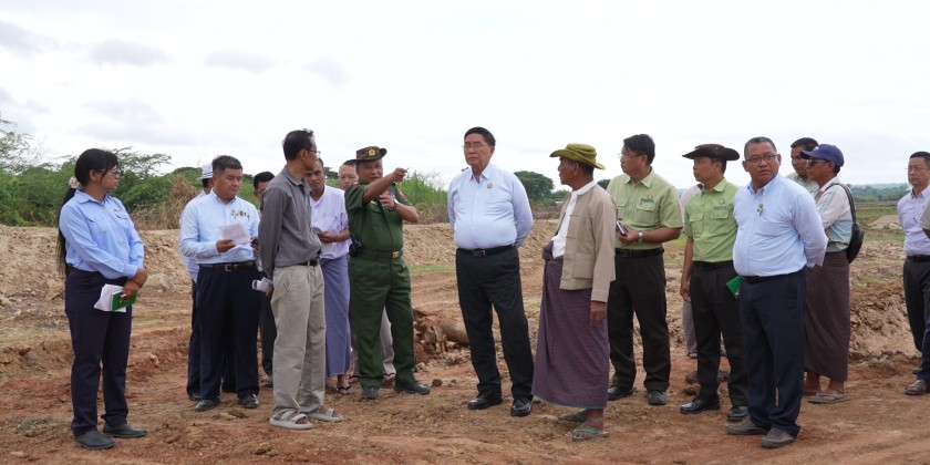 Systematic Farmland Project : Magway Region Chief Minister inspects ...