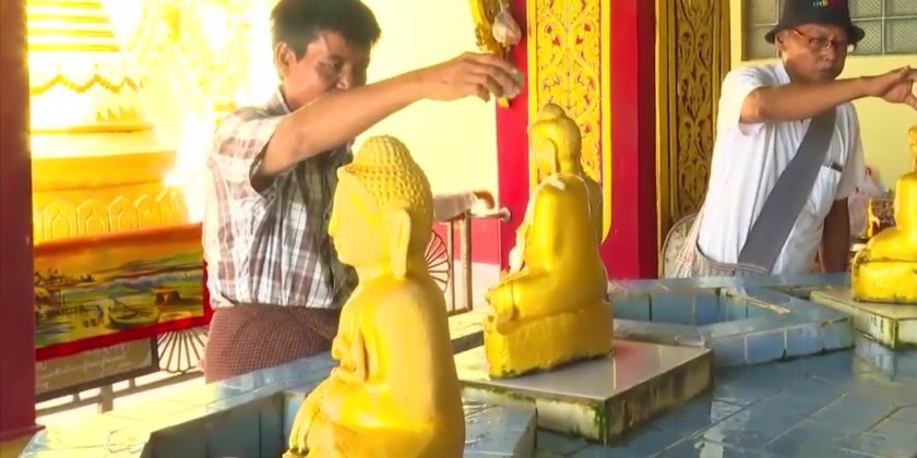 Buddha Pujaniya Festival : Preparations for Mya Thalun Pagoda festival ...