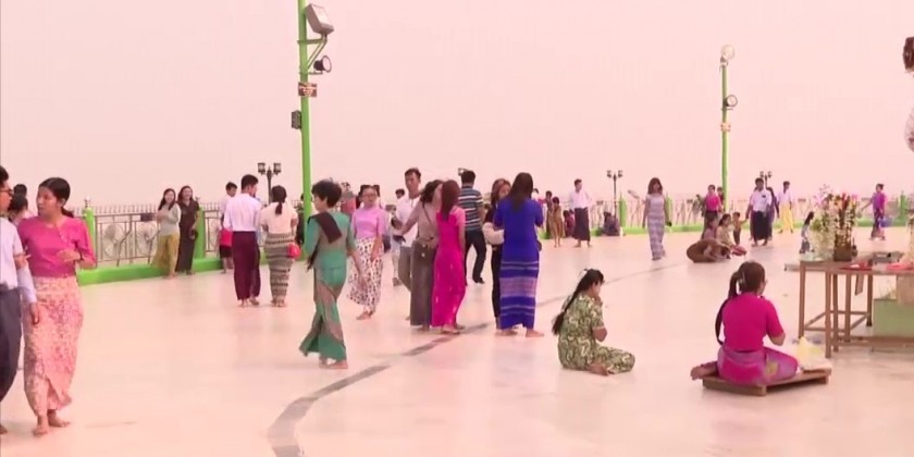 Buddha Pujaniya Festival : Preparations for Mya Thalun Pagoda festival ...
