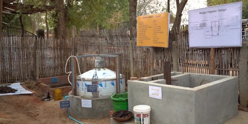 Bio-gas Production: Magwe CM oversees the process in Than Bo Ywathit ...