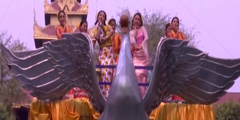 Mandalay Station Thingyan: SAC Chairman’s wife visits Thingyan pandals ...