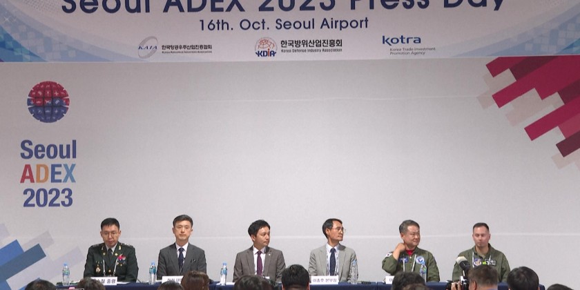 Media event for Seoul International Aerospace & Defence Exhibition 2023 ...