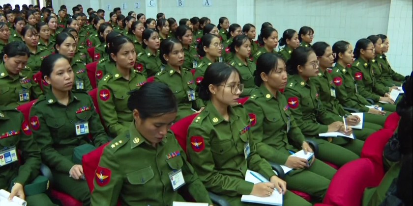 Meeting at DSA: SAC Chairman meets with faculties and cadets | Myanmar ...