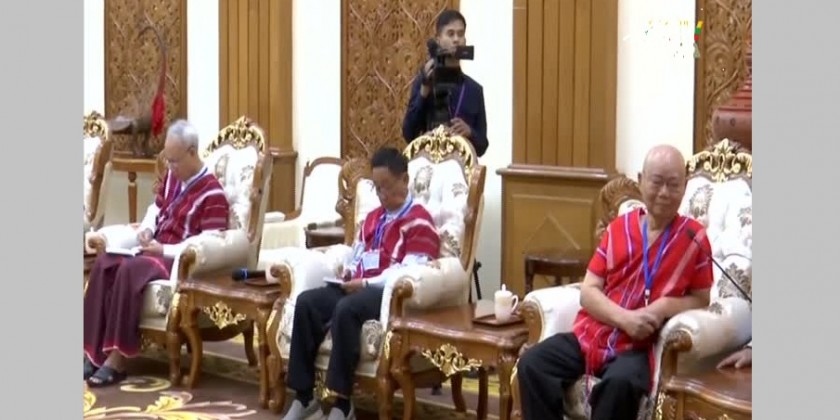 Meeting for Peace: SAC Chairman received Kayin ethnic leader and ...
