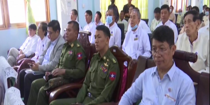 Meeting in Kyaukphyu: SAC Chairman calls for efforts for development ...