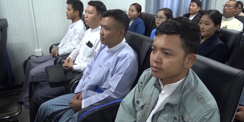 Opening of Training Course: Training on Usage of One Map Myanmar ...