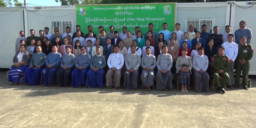 Opening of Training Course: Training on Usage of One Map Myanmar ...