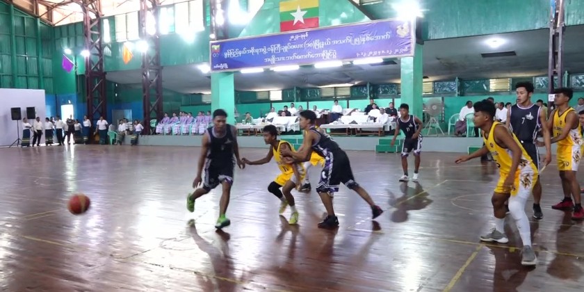 Basketball competition: Mon State CM gave at opening speech | Myanmar ...