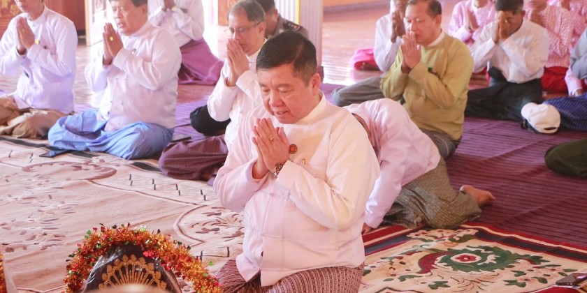 Merits-sharing Ceremony: Mon State CM attended the ceremony | Myanmar ...