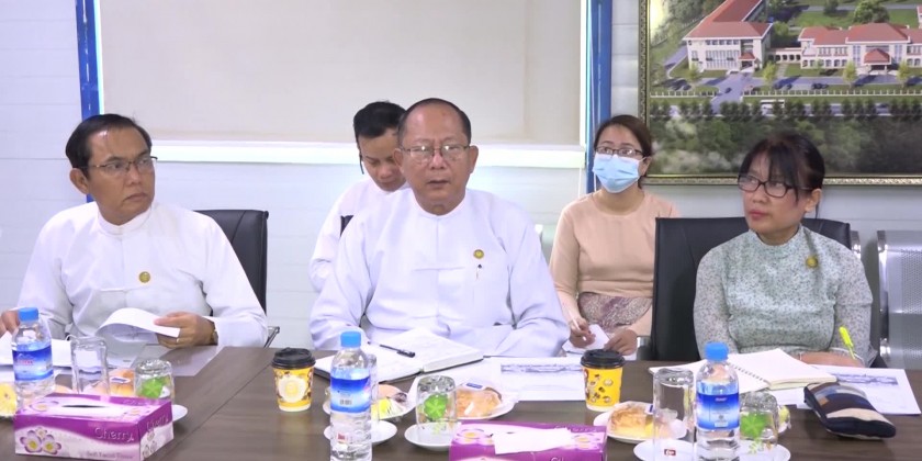 Myanmar CDC construction project: MoH UM inspected construction works ...