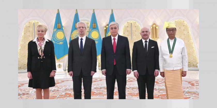 Credentials presented: Myanmar ambassador presented his Credentials ...