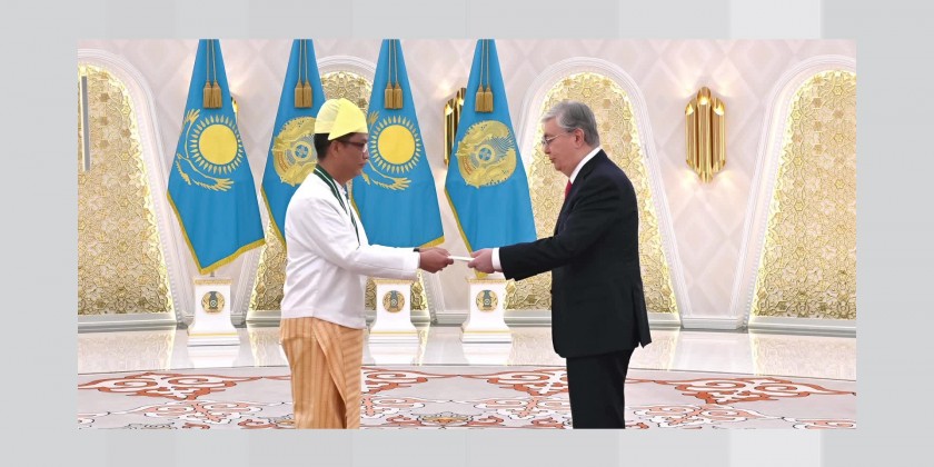 Credentials presented: Myanmar ambassador presented his Credentials ...