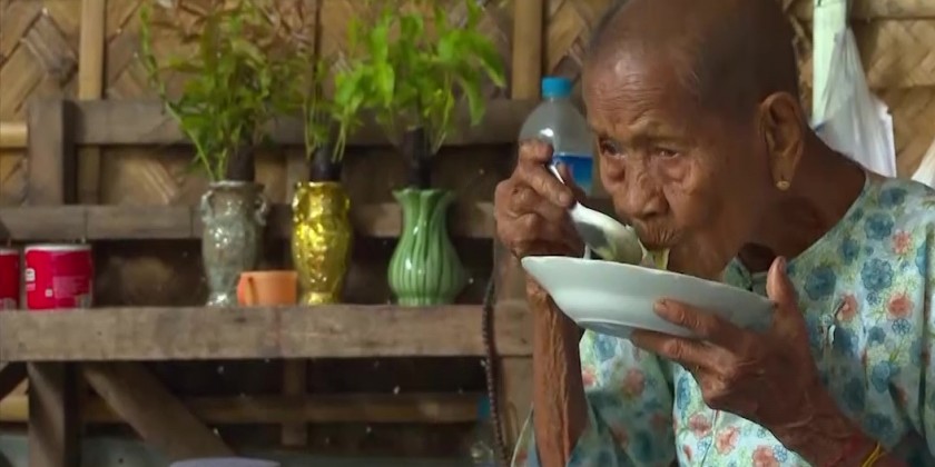 Myanmar’s Oldest Person: Lives healthily at Min Gan Gyi in Magway ...