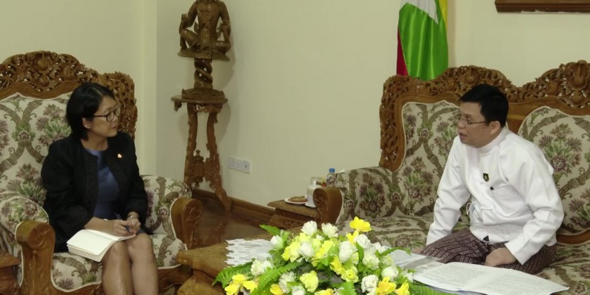 Myanmar-UNHCR Cooperation: Immigration & Population Union Minister ...