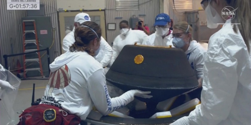 Nasa retrieves the largest asteroid sample ever brought back to Earth ...