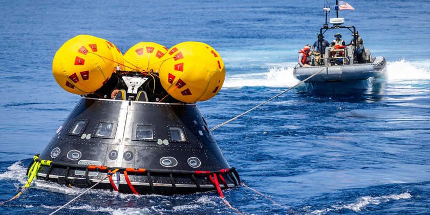NASA& US Navy practice astronaut recovery from Artemis mission ...
