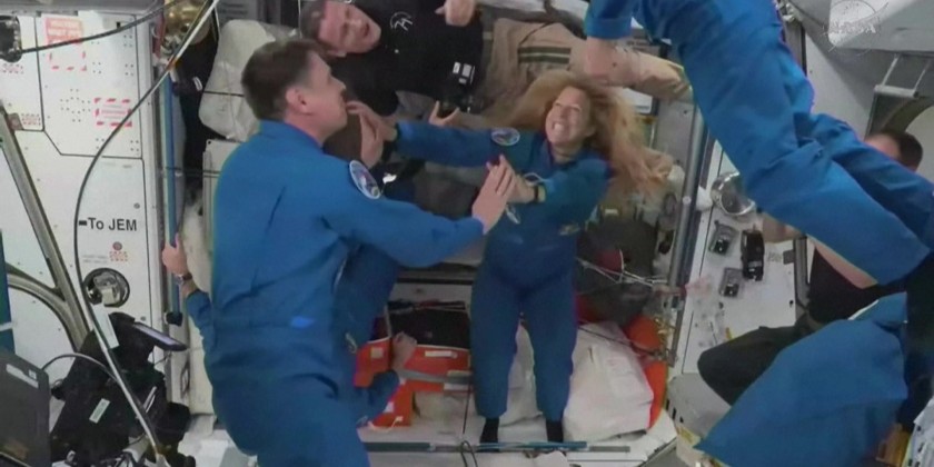 NASA's SpaceX Crew-12 arrives at ISS space station | Myanmar ...