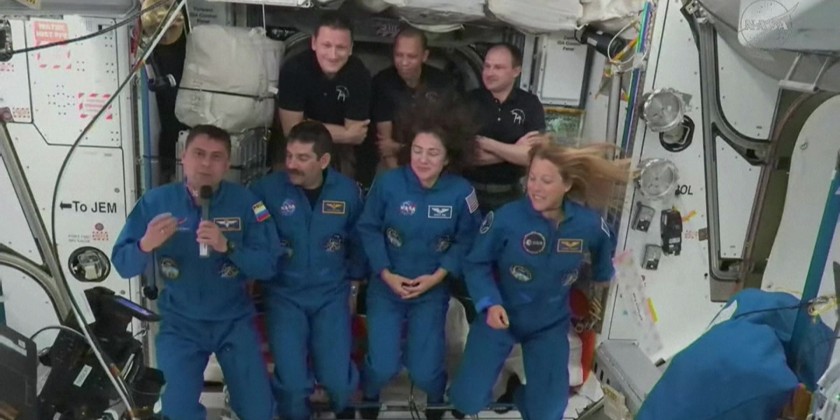 NASA's SpaceX Crew-12 arrives at ISS space station | Myanmar ...