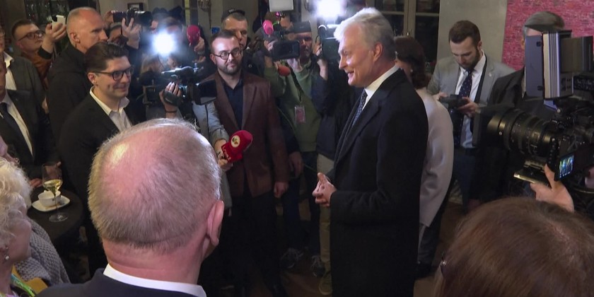 Gitanas Nauseda takes lead in first round of presidential election ...