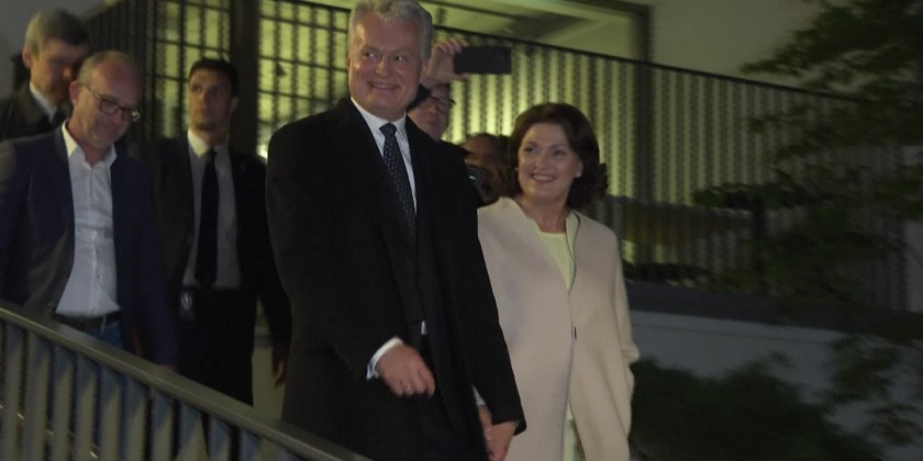 Gitanas Nauseda takes lead in first round of presidential election ...