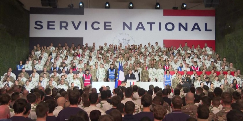 Macron details new voluntary military service in France | Myanmar ...