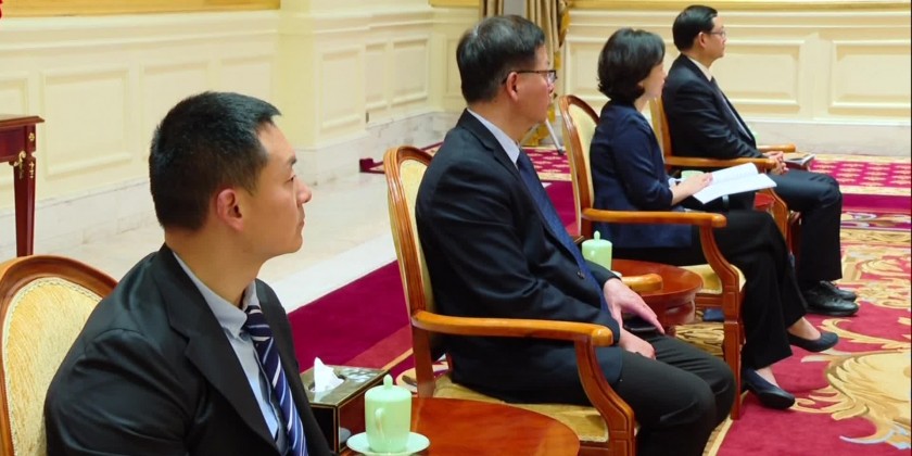 Paying courtesy call: Chinese delegation paid courtesy call to SAC ...