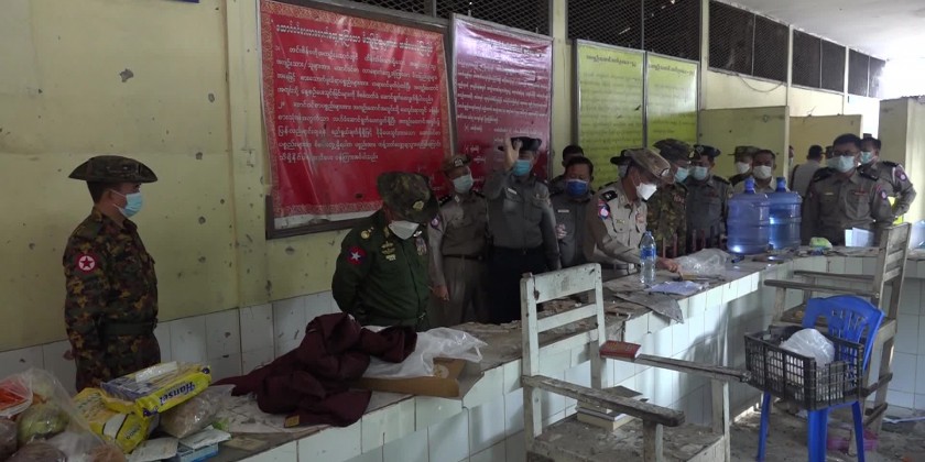 Providing Assistance: MOHA Union Minister met victims of Insein Prison ...