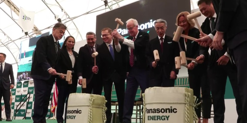 Panasonic started mass production at EV battery plant in US | Myanmar ...