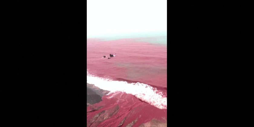Blood rain' turns beach red on Iran's Hormoz island | Myanmar ...