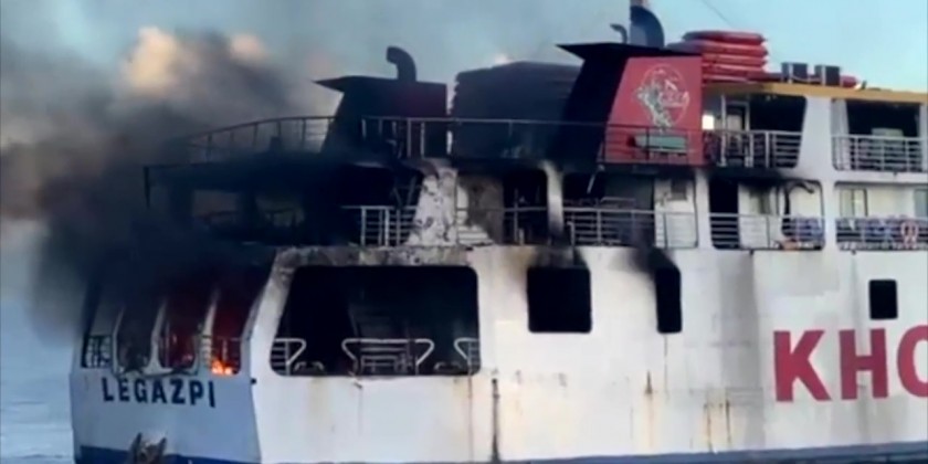 Philippines ferry fire | Myanmar International TV