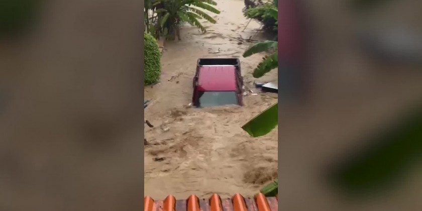 Heavy rains caused flash floods and inundationsin Phuket | Myanmar ...