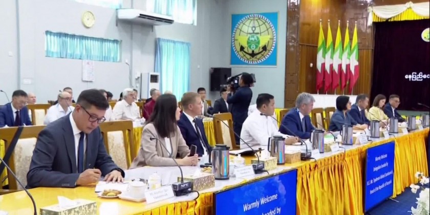 Promoting Cooperation: Meeting with Russian delegation | Myanmar ...