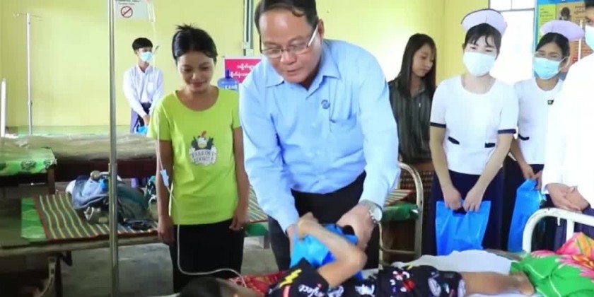 Providing assistances: Assistances for KNU/KNLA-PC members provided ...