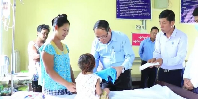 Providing assistances: Assistances for KNU/KNLA-PC members provided ...