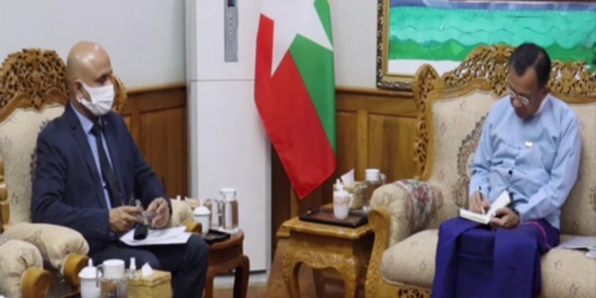 Receiving Country Rep.: MIFER Union Minister receivedUNFPA Country Rep ...