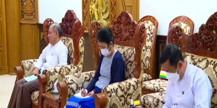 Receiving Delegation: MOFA Union Minister received delegation of RMA ...