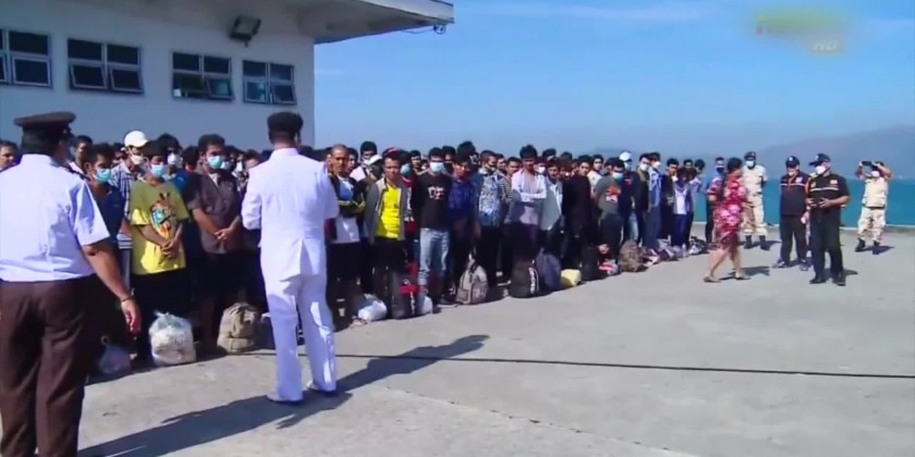 Repatriation Process: Tatmadaw brings back Myanmar citizens from ...