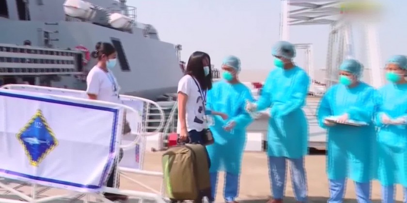 Repatriation processes: Naval vessels bring Myanmar citizens back from ...