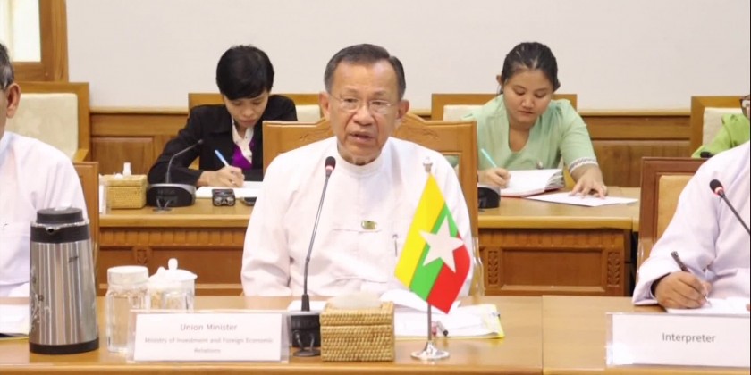 Russian-Myanmar Business Council: MIFER Union Minister receives the ...
