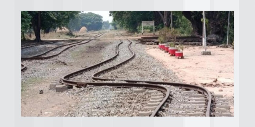 Rail Transportation: Damaged rail tracks under repair for ...