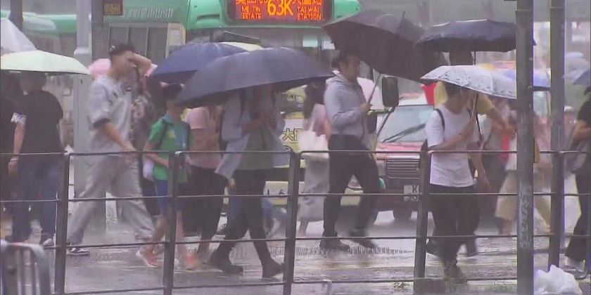 Red rainstorm warning signal issued 3 times in Hong Kong | Myanmar ...