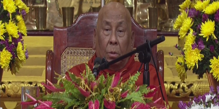 Religious Ceremony: Receiving guidance from the Sayadaws | Myanmar ...