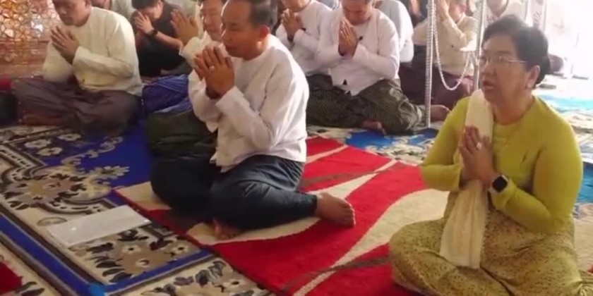 Religious Ceremony: Cash donation for Pon Nya Shin Sasana Beikman ...